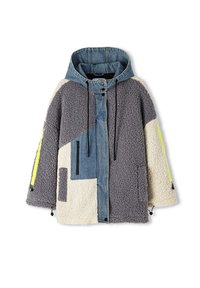 Twist COLORBLOCK - Halflange jas - ecru/wit - Zalando.be