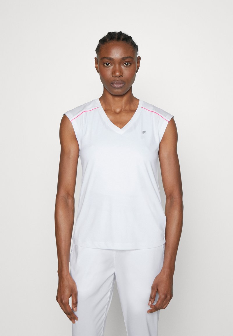 Fila MARLIS - Sport T-Shirt - white/weiß - Zalando.de