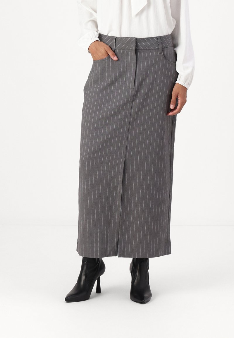 Copenhagen Muse TAILOR SKIRT - Pencil skirt - pewter/brown - Zalando.ie
