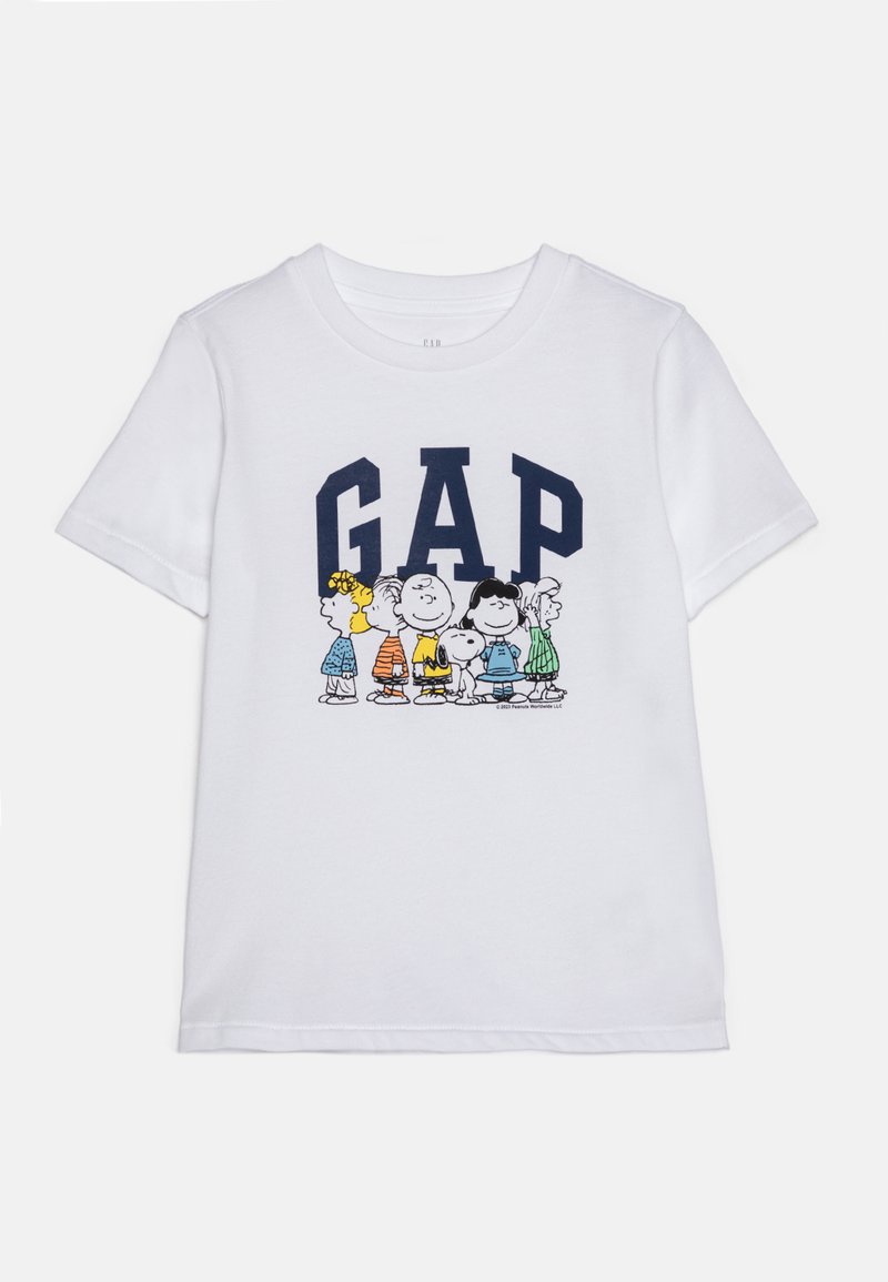 GAP LOGO PEANUTS TEEBOYS - T-Shirt print - new off white/offwhite ...