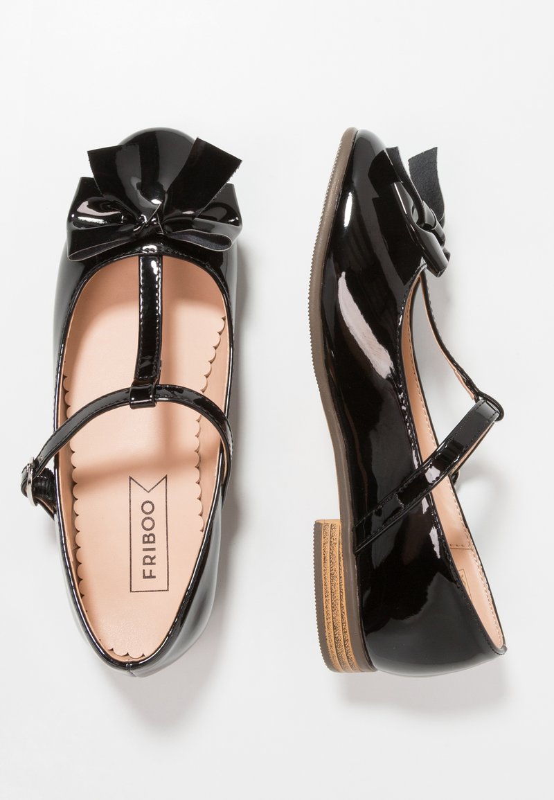 Friboo Ankle strap ballet pumps - black - Zalando.co.uk