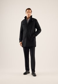 Pier One Halflange jas - black/zwart - Zalando.nl