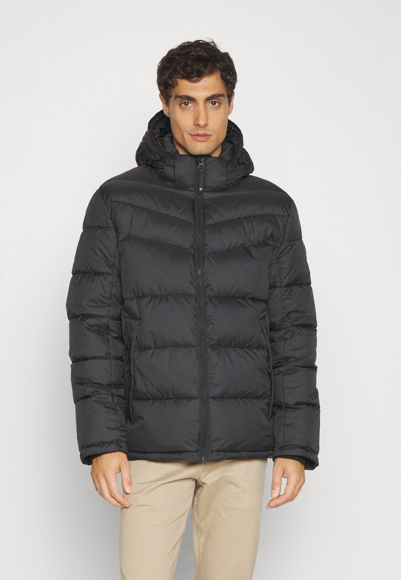 TOM TAILOR DENIM Winterjacke - black/schwarz - Zalando.de