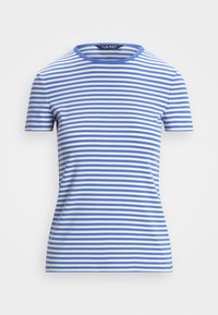 Lauren Ralph Lauren STRIPED STRETCH COTTON CREWNECK TEE - Print T-shirt ...