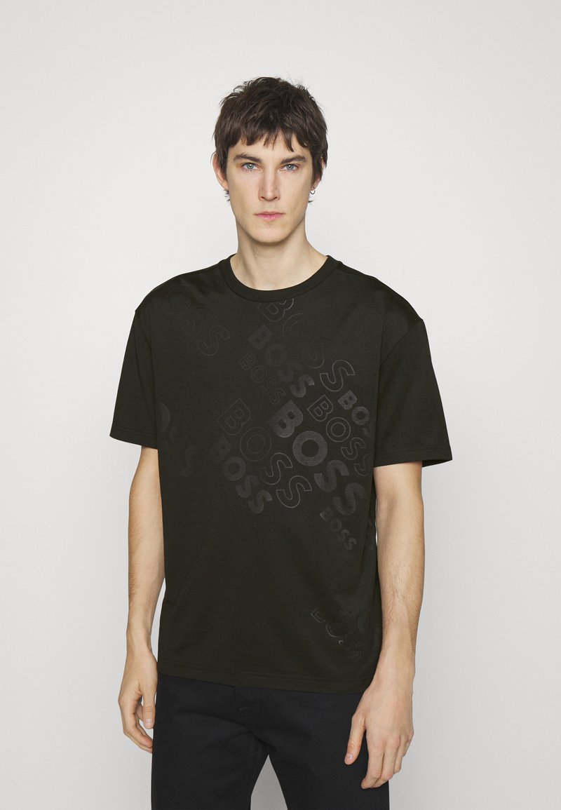 BOSS TEE - T-Shirt print - black/schwarz - Zalando.ch