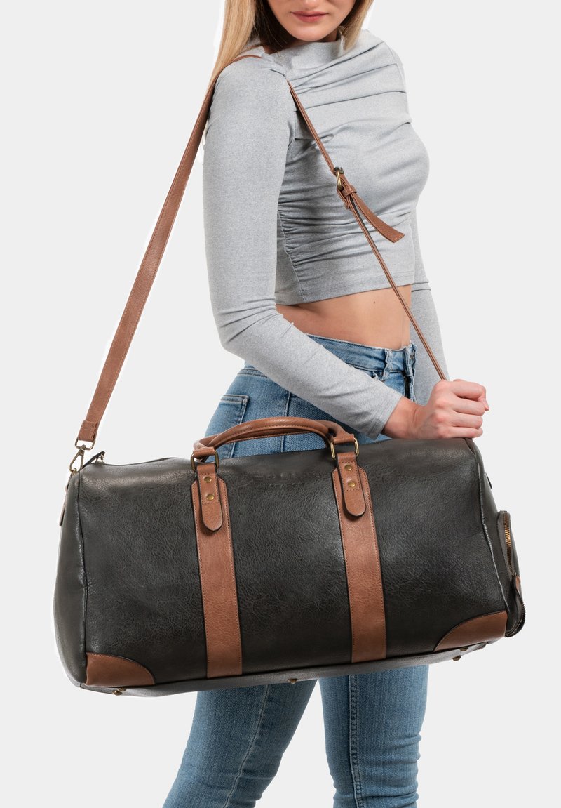 Herling MEITNER - Weekend bag - anthracite grey/dark grey - Zalando.ie