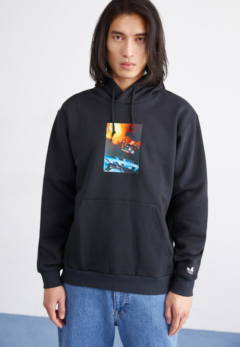 adidas Originals ADI PIC HOODIE - Sweatshirt - maroon/brown - Zalando.ie