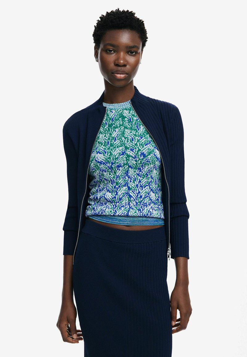 Desigual Vest - blue/blauw - Zalando.nl