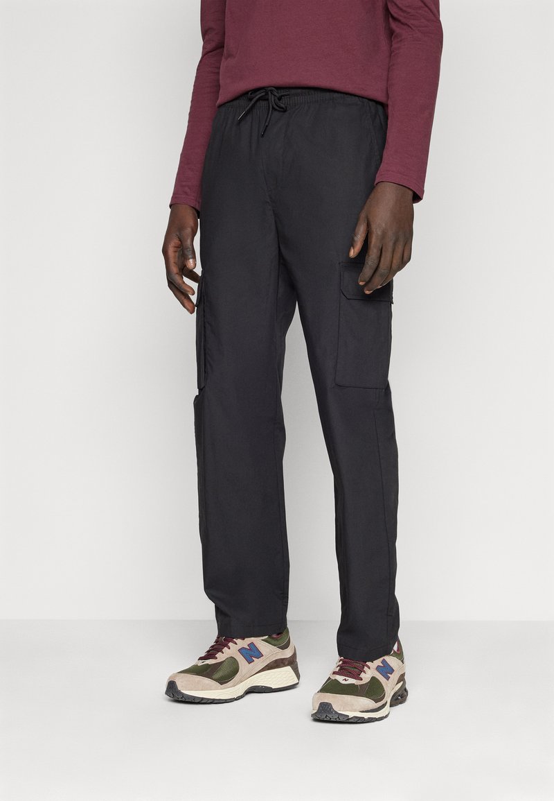 Only And Sons Onssinus Loose Pop Pant Cargo Trousers Black Zalando De