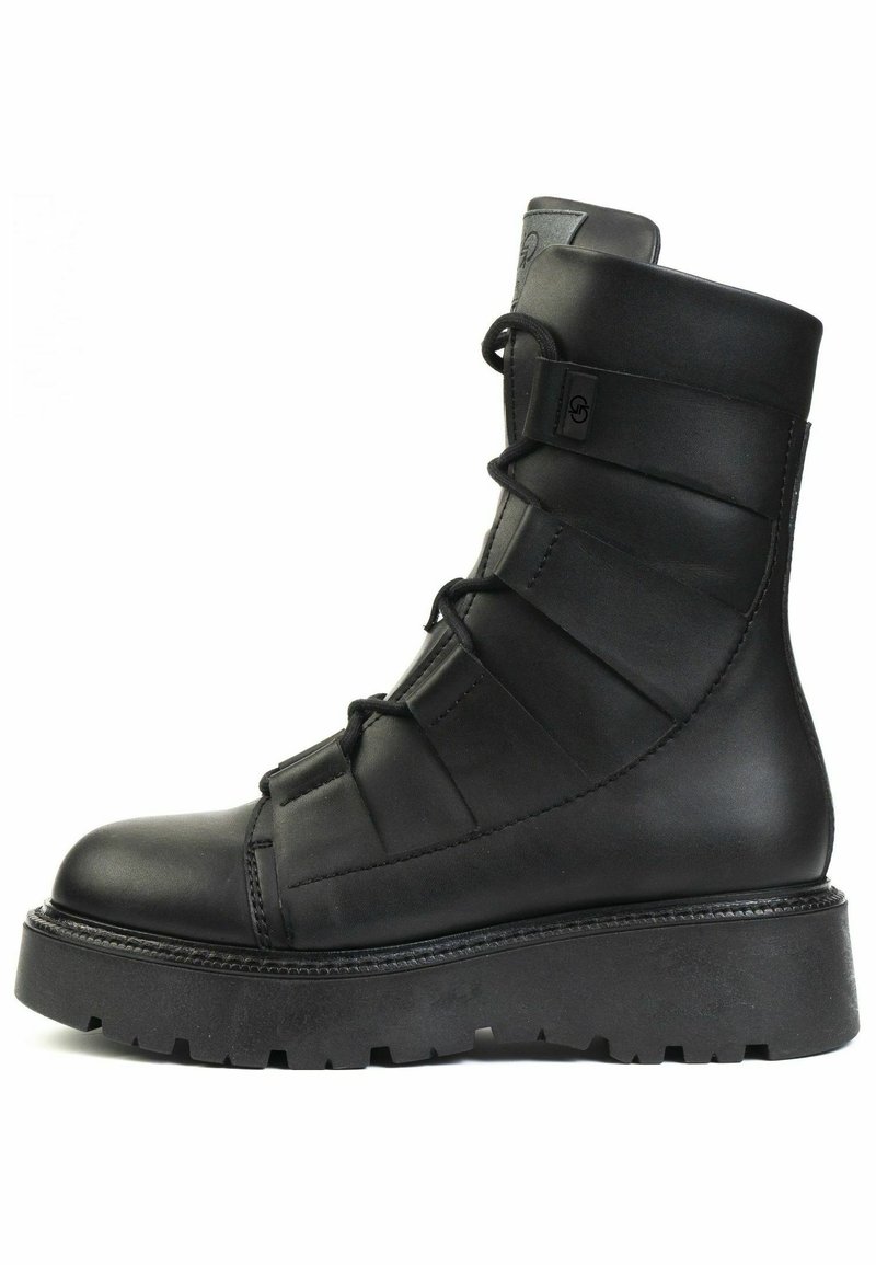 Generation GAJA Platform ankle boots - black cactus/black - Zalando