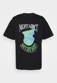 Night Addict T-shirt med print - black/svart - Zalando.se