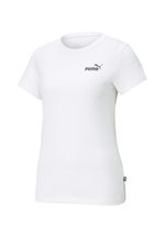 Puma SMALL LOGO - Sports T-shirts - puma white/hvid - Zalando.dk