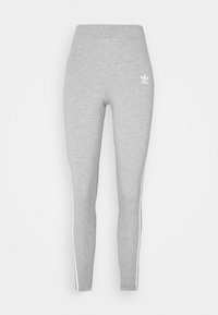 adidas Originals THREE STRIPES TIGHT - Leggings - medium grey heather ...