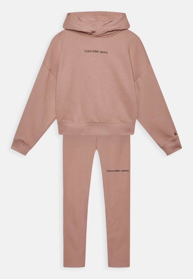 Calvin Klein Jeans Logo Set Huppari Dark Blush Ruusukullanvärinen