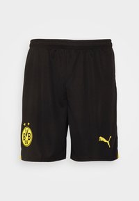 Puma BVB BORUSSIA DORTMUND SHORTS REPLICA - Träningsshorts - black ...