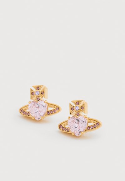 Vivienne Westwood ARIELLA - Øredobber - gold-coloured/light pink/violet ...