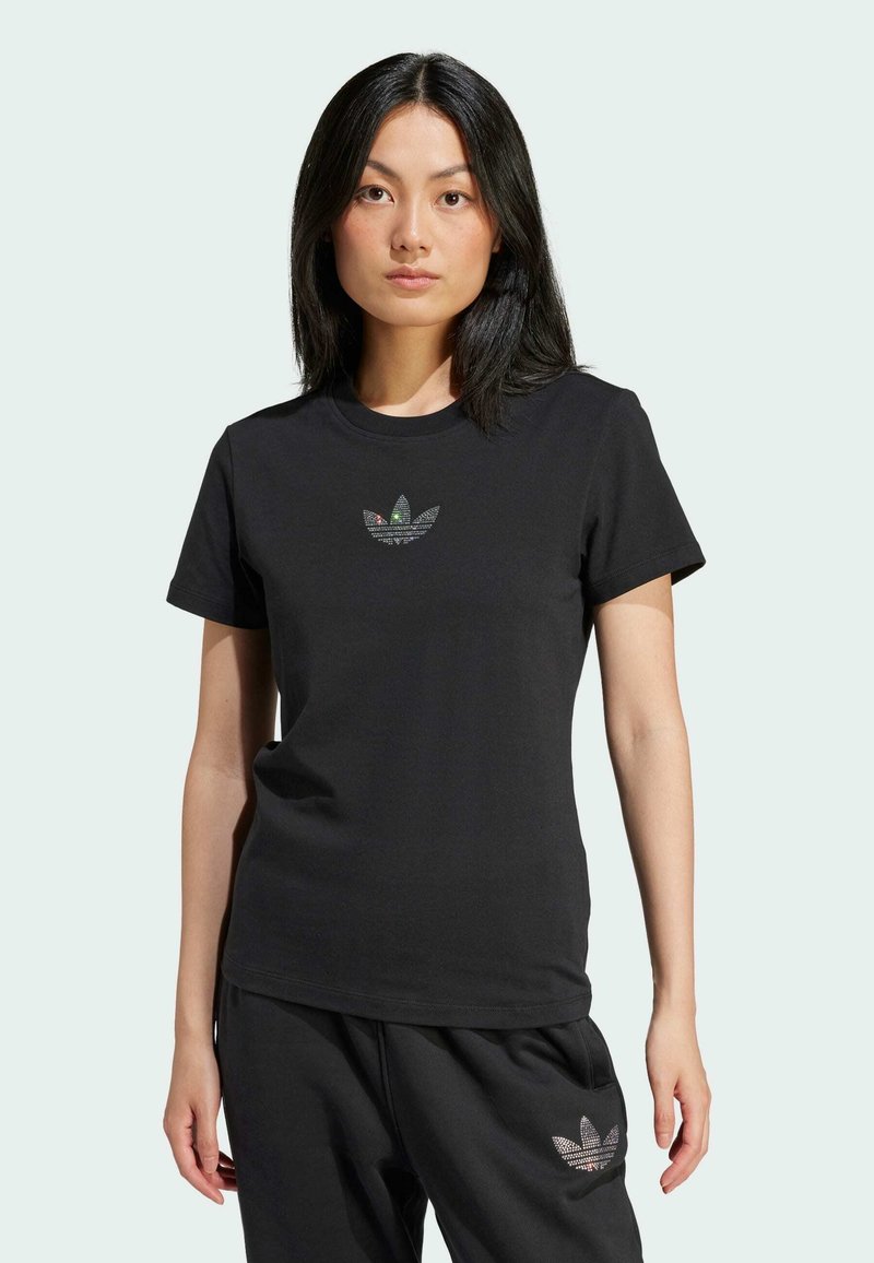 adidas Originals PREMIUM ESSENTIALS - Triko s potiskem - black/černá ...