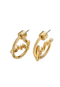 Kurt Geiger London SM LOVE HOOPS - Earrings - gold/gold-coloured - Zalando