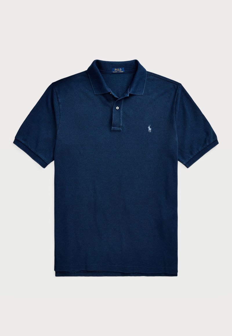 Polo Ralph Lauren Big & Tall INDIGO MESH POLO SHIRT - Polo shirt - dark ...