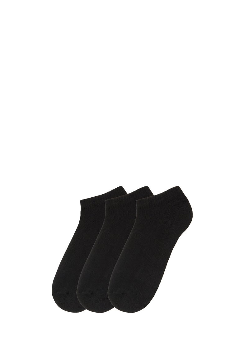 Tezenis INVISIBLE SPORT, 3 PACK - Enkelsokken - nero/zwart - Zalando.be