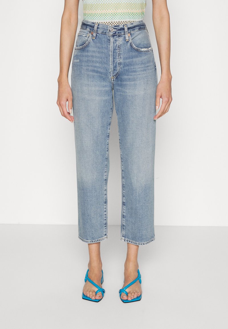 Citizens of Humanity EMERY CROP - Jeans Straight Leg - old blue/vintage ...