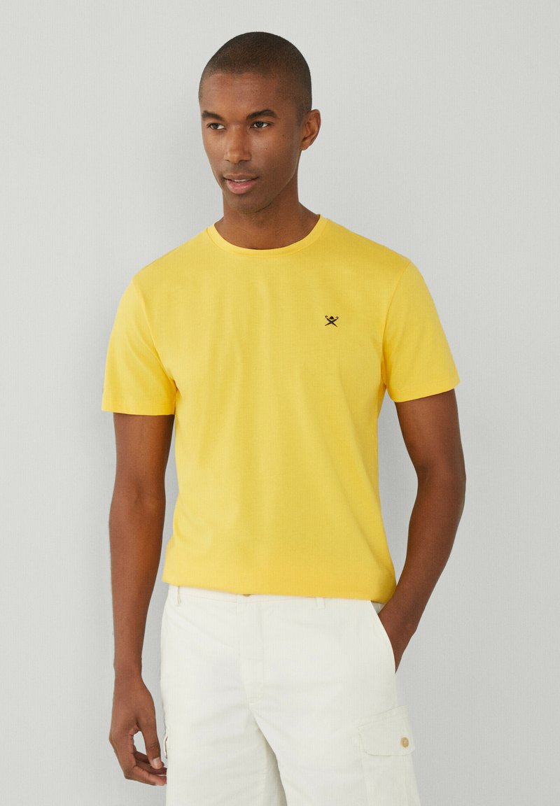 Hackett London SWIM TRIM LOGO TEE - Pyjama top - mimosa/yellow - Zalando