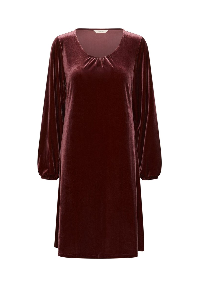 Cream CRFROSTY LS DRESS - Jurk - zinfandel/donkerrood - Zalando.be