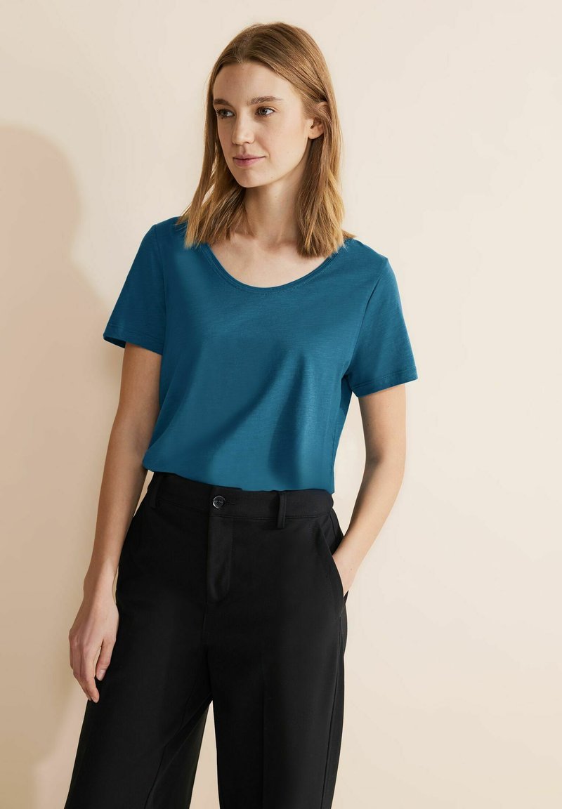 Street One T-Shirt basic - türkis - Zalando.ch