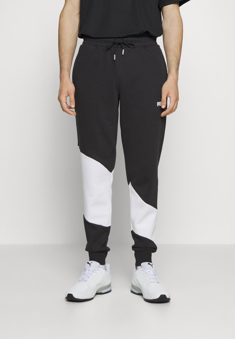 Puma POWER CAT - Tracksuit bottoms - black - Zalando.ie