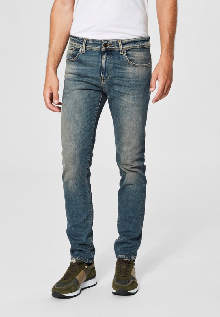 Selected Homme Jeans Slim Fit - light blue denim/hellblau - Zalando.at