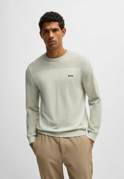 Casual Friday SEBASTIAN HALF - Collegepaita - pumice stone/beige ...