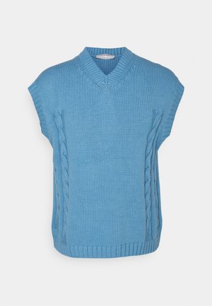 Filippa K BRAIDED VEST - Strickpullover - black/schwarz - Zalando.ch