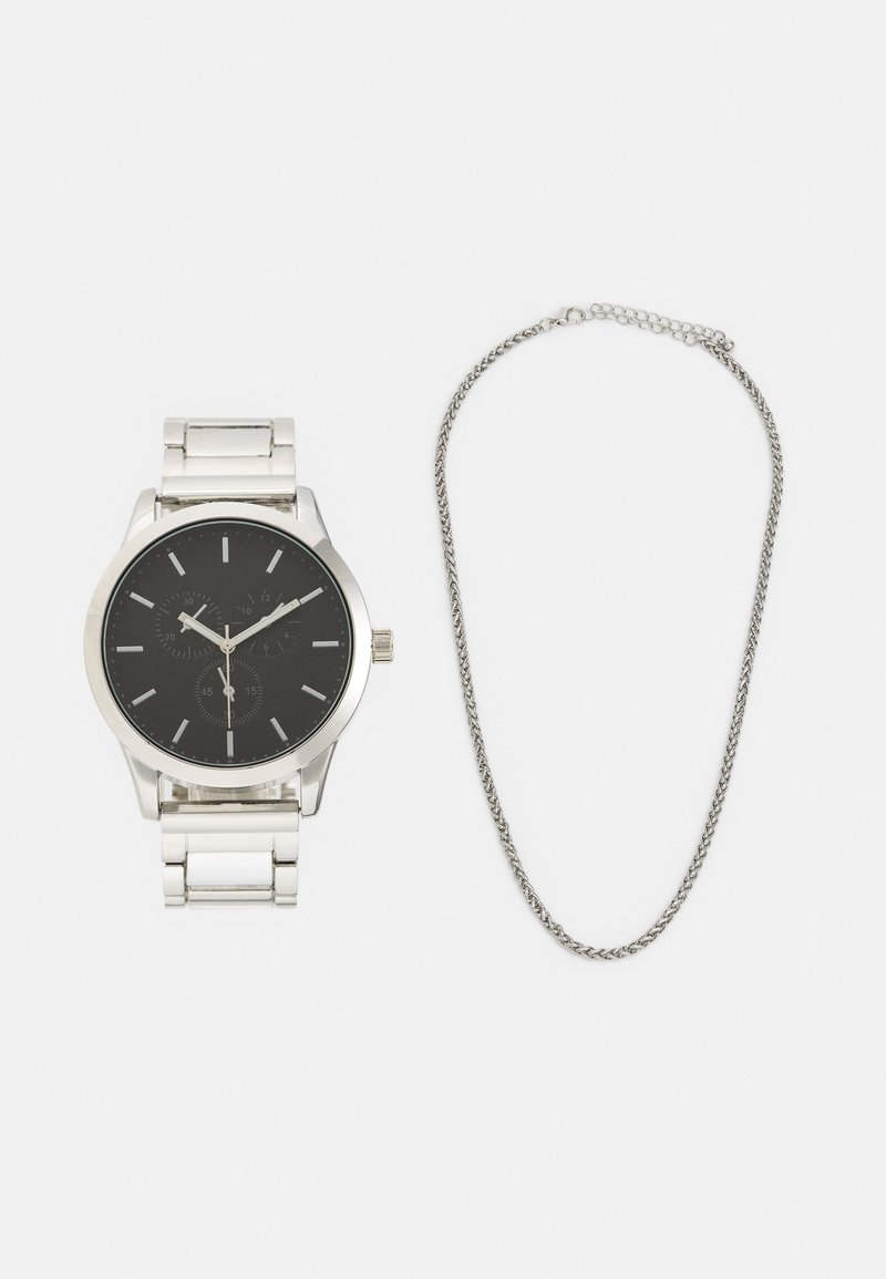 Pier One SET - Watch - silver-coloured - Zalando