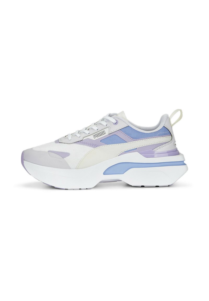 Puma KOSMO RIDER POP - Trainers - white vivid violet/white - Zalando