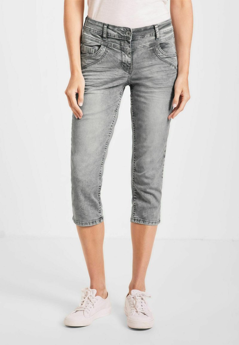 Cecil Jeans Tapered Fit - grau/grey denim - Zalando.de