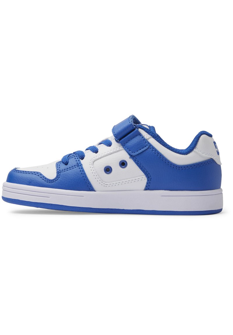 DC Shoes MANTECA - Baskets basses - wbl white blue/blanc - ZALANDO.FR