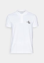 Calvin Klein Jeans MONOLOGO - Piké - bright white/vit - Zalando.se