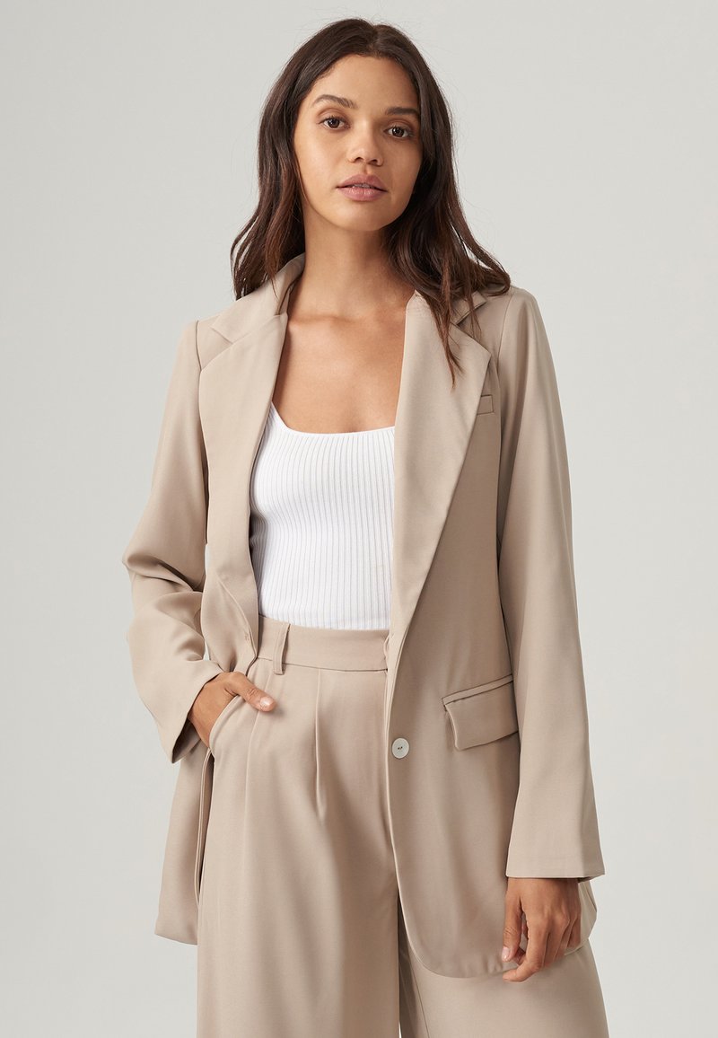 THE FATED KATHY - Short coat - beige/nude - Zalando.ie