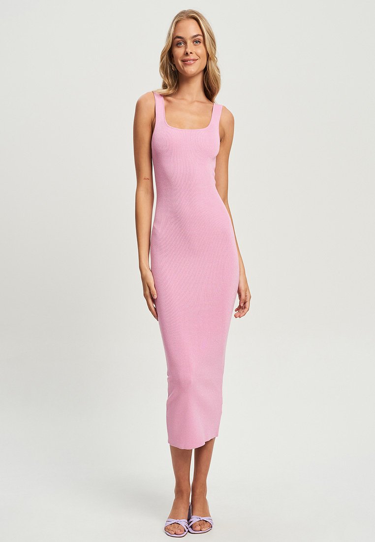 SÁVEL SHINAE - Shift dress - pink shimmer/light pink - Zalando.de