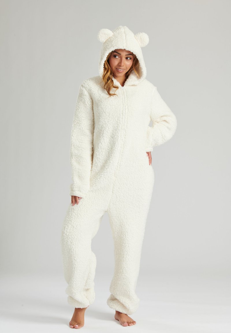 Loungeable BORG ALL-IN-ONE WITH EARS - Pyjama - cream/offwhite - Zalando.at