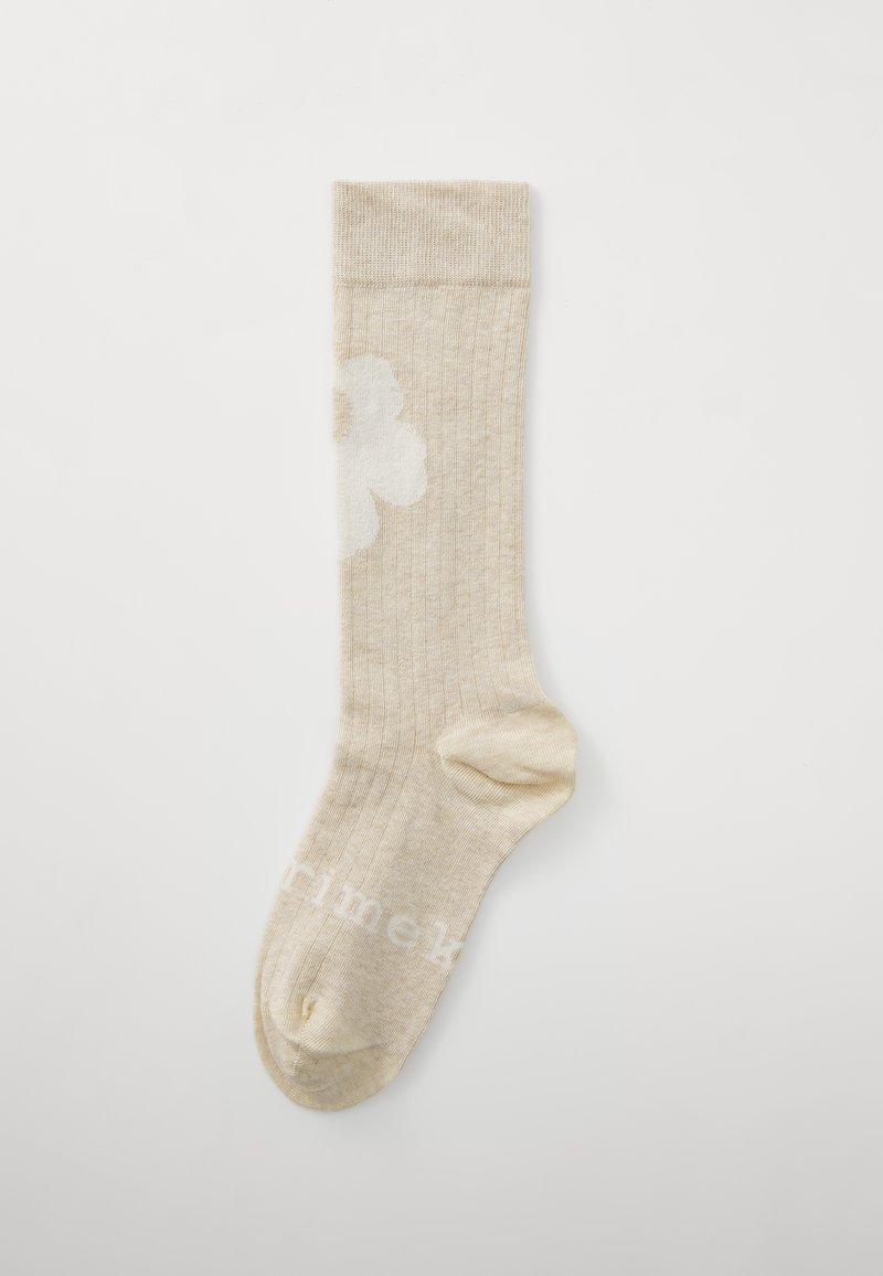 Marimekko DETSKU UNIKKO LOGO UNISEX - Calze - beige/white/beige ...