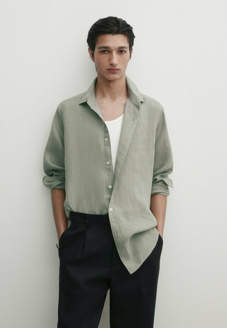 Massimo Dutti Shirt Green Zalando