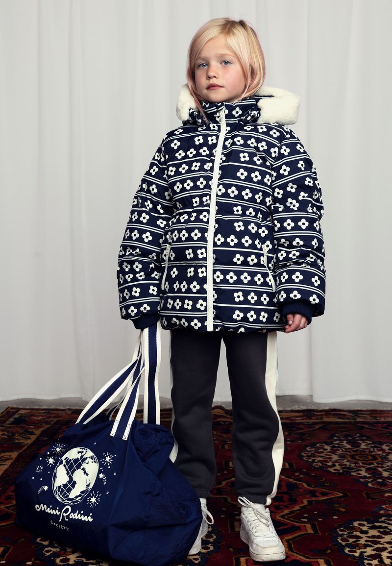 Mini Rodini HOODED PUFFER JACKET UNISEX - Winterjas - blue/blauw ...