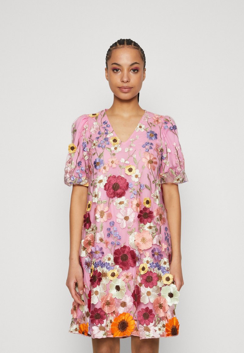 YAS YASFLOWERING DRESS SHOW - Cocktailkleid/festliches Kleid - pink ...