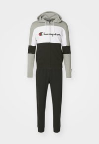 Champion HOODED FULL ZIP SUIT - Survêtement - black/grey/white/noir - ZALANDO.FR