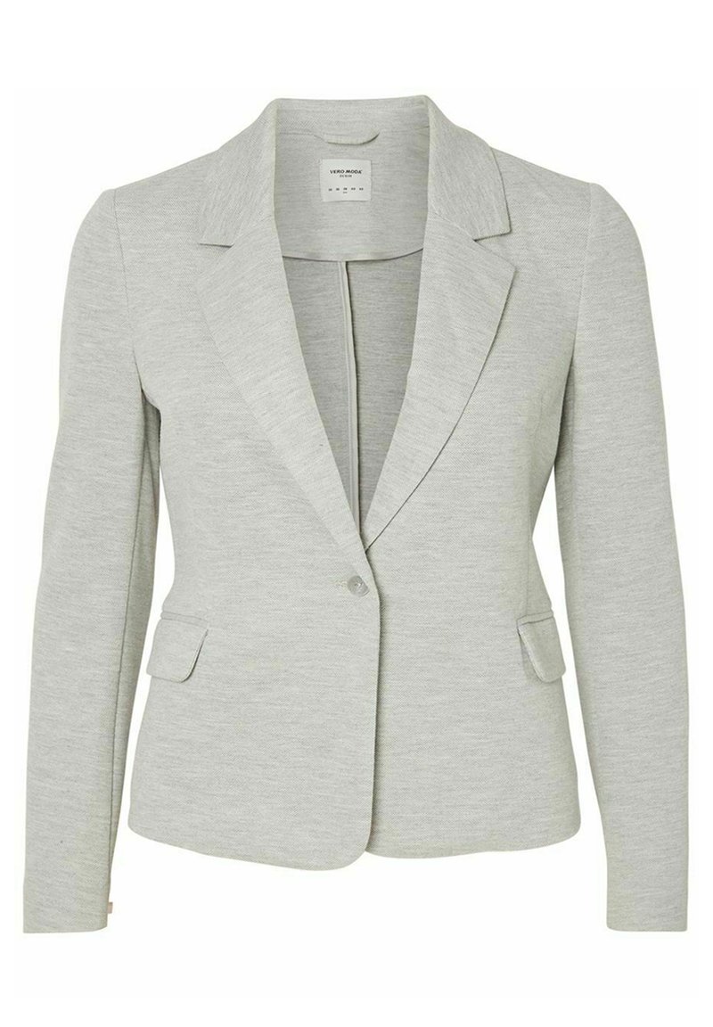 Vero Moda Curve VMJULIA LS DNM CURVE - Blazer - light grey melange/grå ...