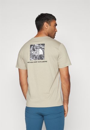 The North Face GRAPHIC TEE - T-shirt print - white dune/wit - Zalando.nl