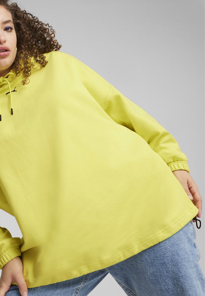 Puma DARE TO - Sweat à capuche - lime sheen/vert - ZALANDO.FR