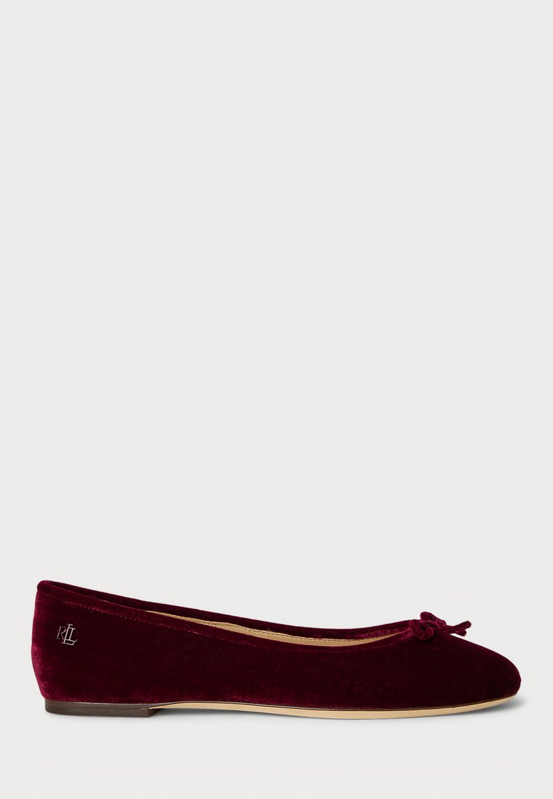 Lauren Ralph Lauren JAYNA III-FLATS-BALLET - Ballerina's - garnet ...