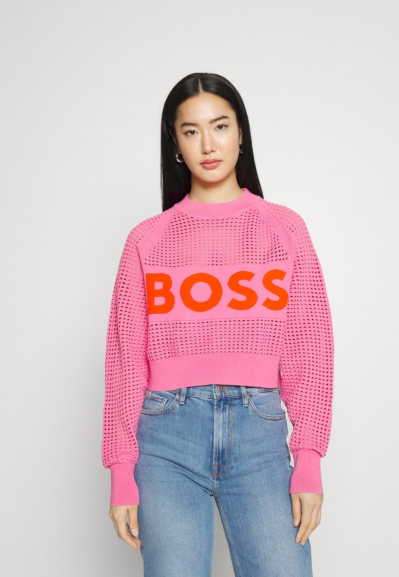 BOSS FENNIKI - Jumper - medium pink/pink - Zalando.co.uk